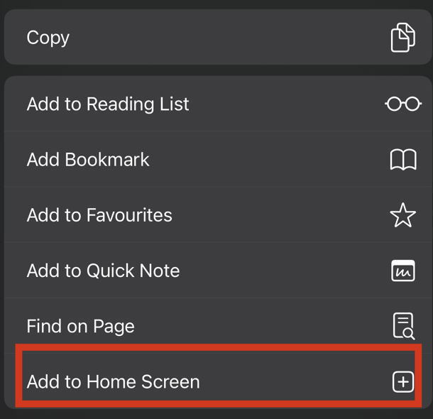 How do I add a shortcut to my mobile device?