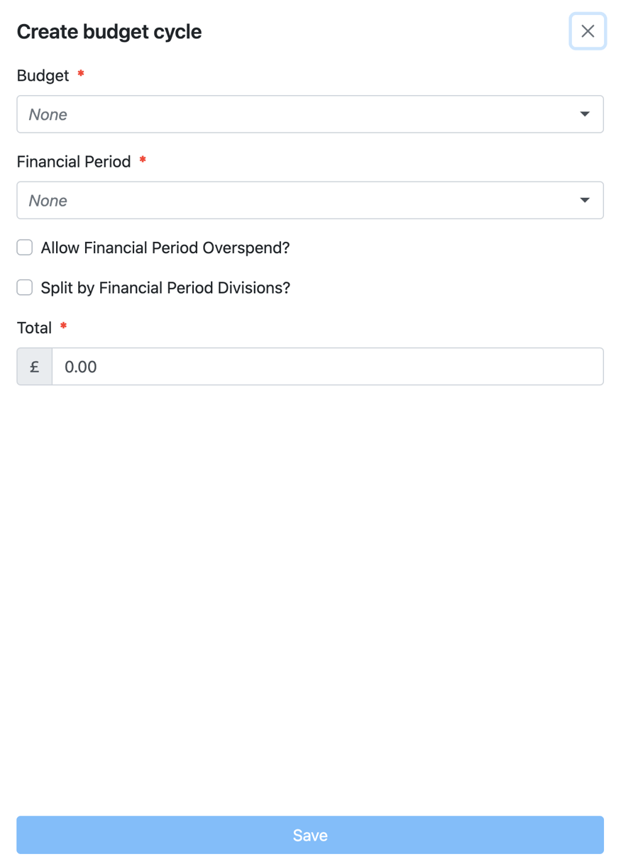 How do I manage budgets?